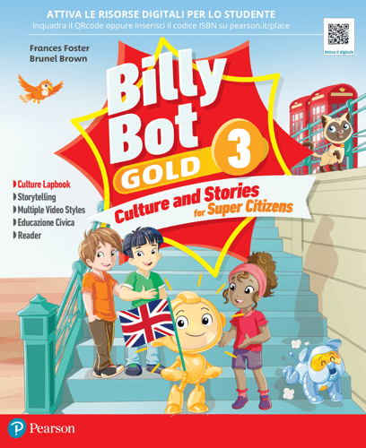 Billy Bot Gold, la proposta per la Scuola primaria Pearson