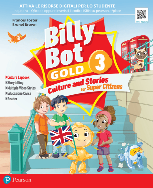 Billy Bot Gold, la proposta per la Scuola primaria Pearson