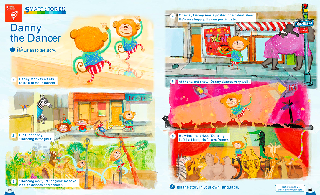 Diversity and inclusion in school material | Spazio primaria di Sanoma