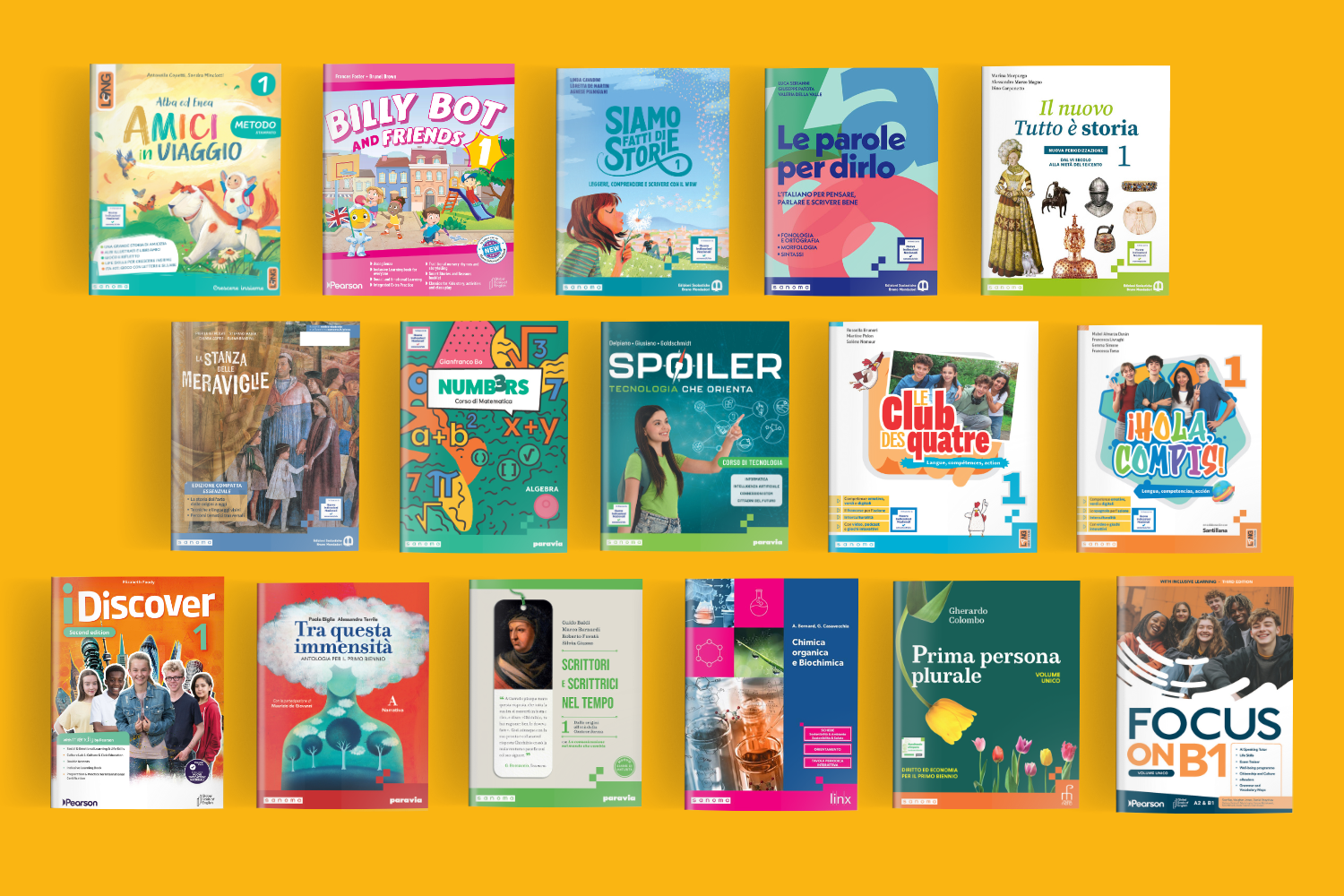 Homepage di Sanoma Italia, casa editrice di scolastica